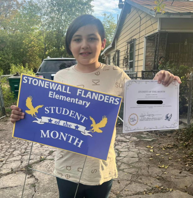 Students of the Month | Stonewall Flanders Elementary